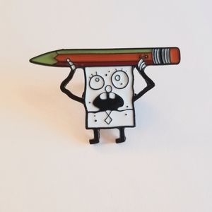 Jewelry | Doodlebob Enamel Pin | Poshmark